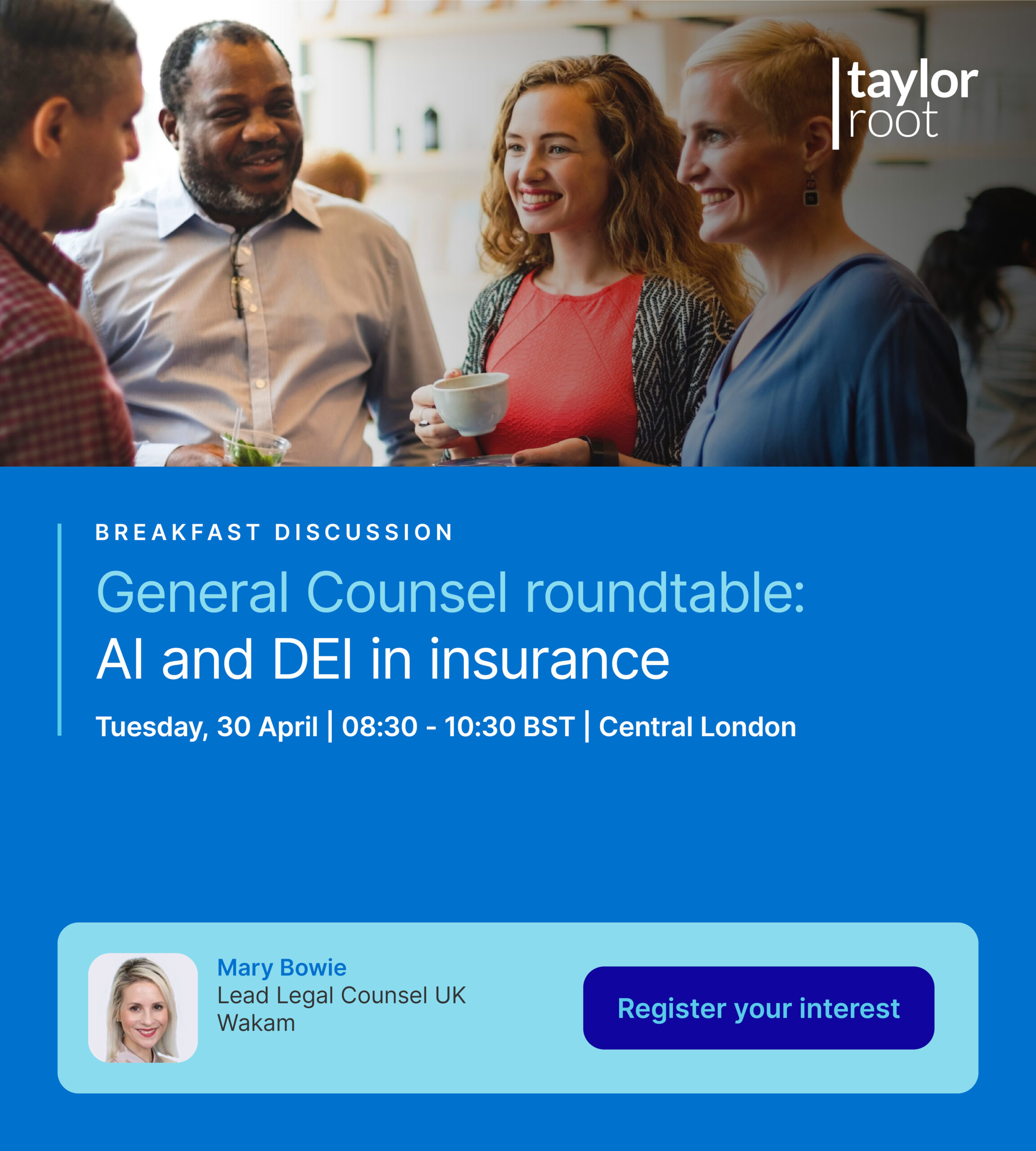 General Counsel roundtable: AI and DEI in insurance | Taylor Root